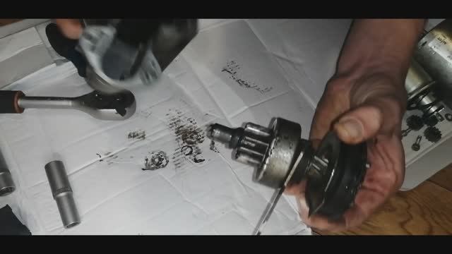 Продолжение ремонта стартера. Земена бендикса!