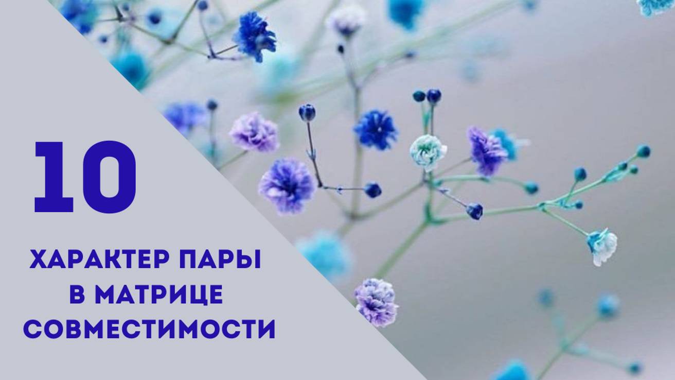 Совместимость.10 энергия в характере пары.Матрица судьбы.