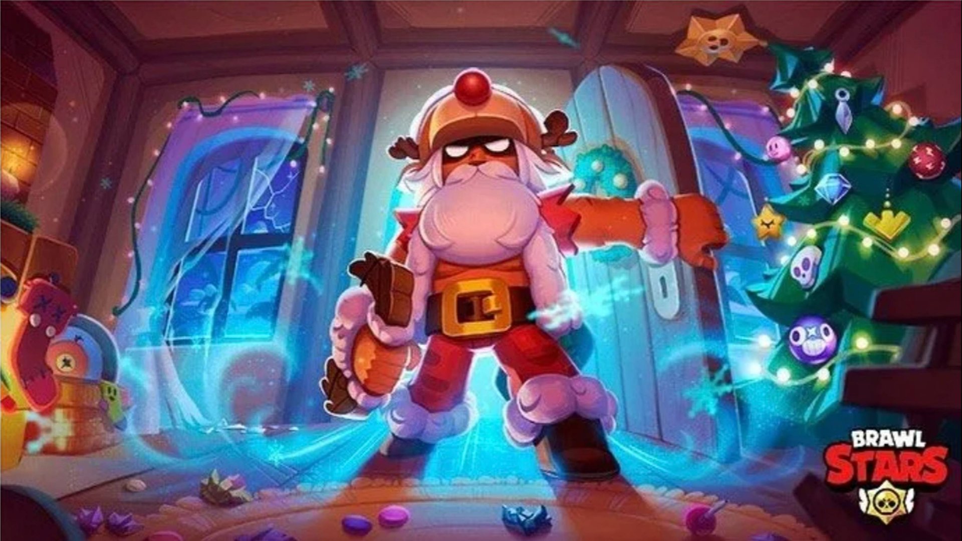 Открыл новогодние подарки в бравл старс