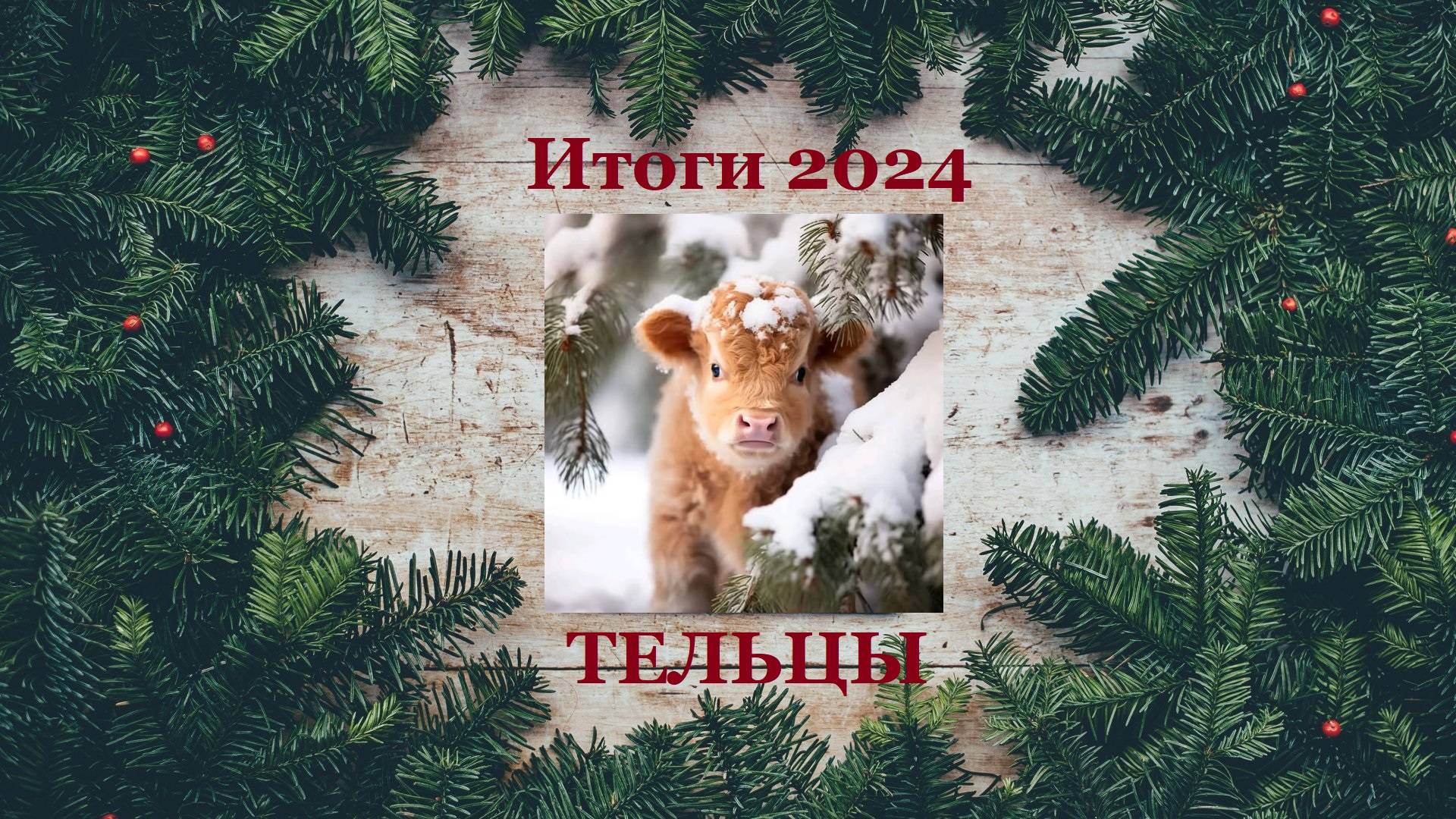 ИТОГИ 2024 ГОДА - ТЕЛЬЦЫ