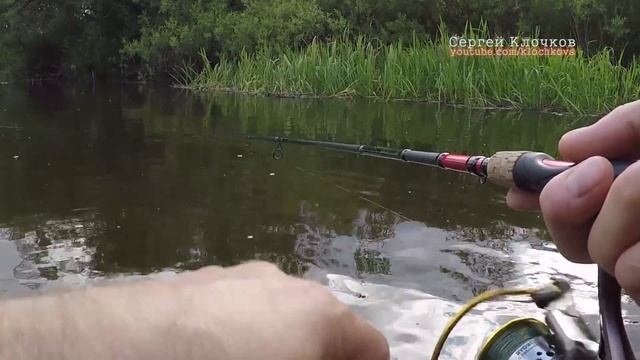 Рыбалка на спиннинг в ручье щука летом
