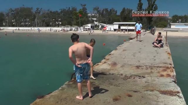 Пляж Евпатория Заозёрное июнь 2021