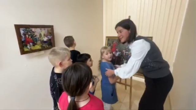 Экскурсия в картинную галерею детского сада