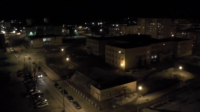 Саров улица Юности Радищева ночью