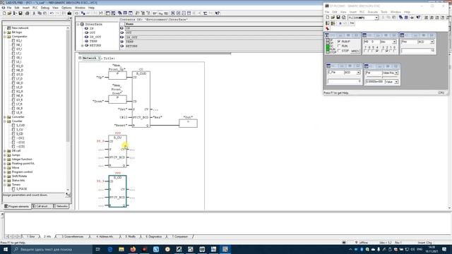Simatic FBD ч.3 - Счетчики, сравнение, программка для закрепления материала