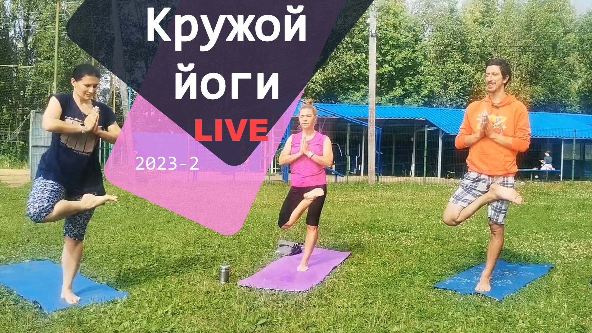 Занятие в кружке йоги Live (2023 - 2)