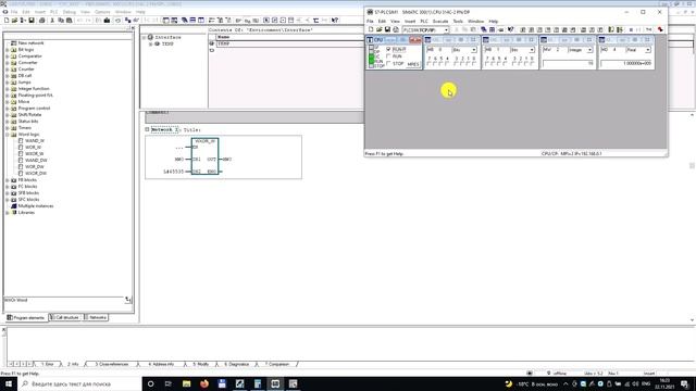 Simatic FBD ч.4 / Арифметика, побитовые операции, Jump как средство для комментирования