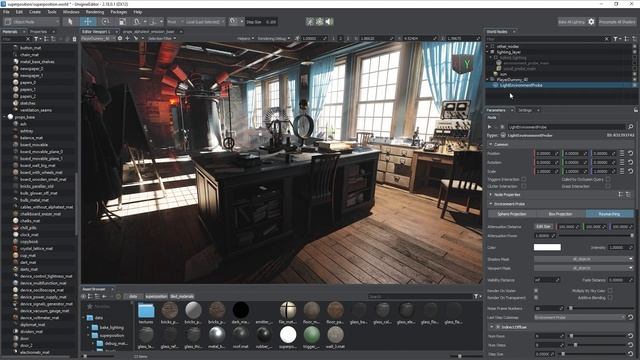 Как включить динамическое глобальное освещение в панорамном пространстве (PSDGI) - 3D-движок UNIGINE