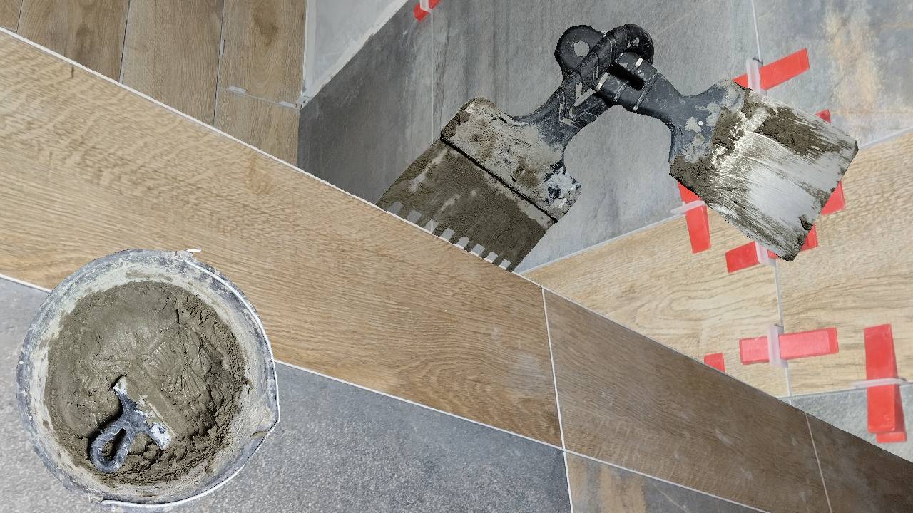 Помогаю папе обустраивать мою хату)!