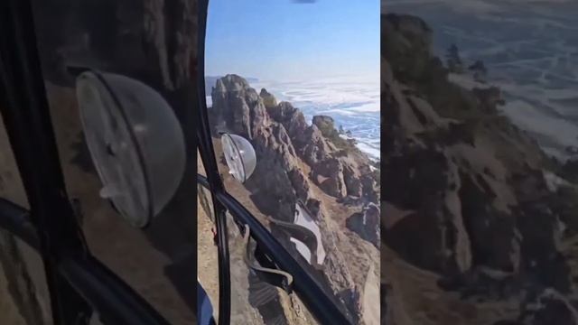 Полёт над Байкалом на вертолёте