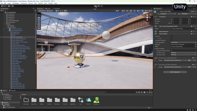 Как перенести сцену из Unity в UNIGINE