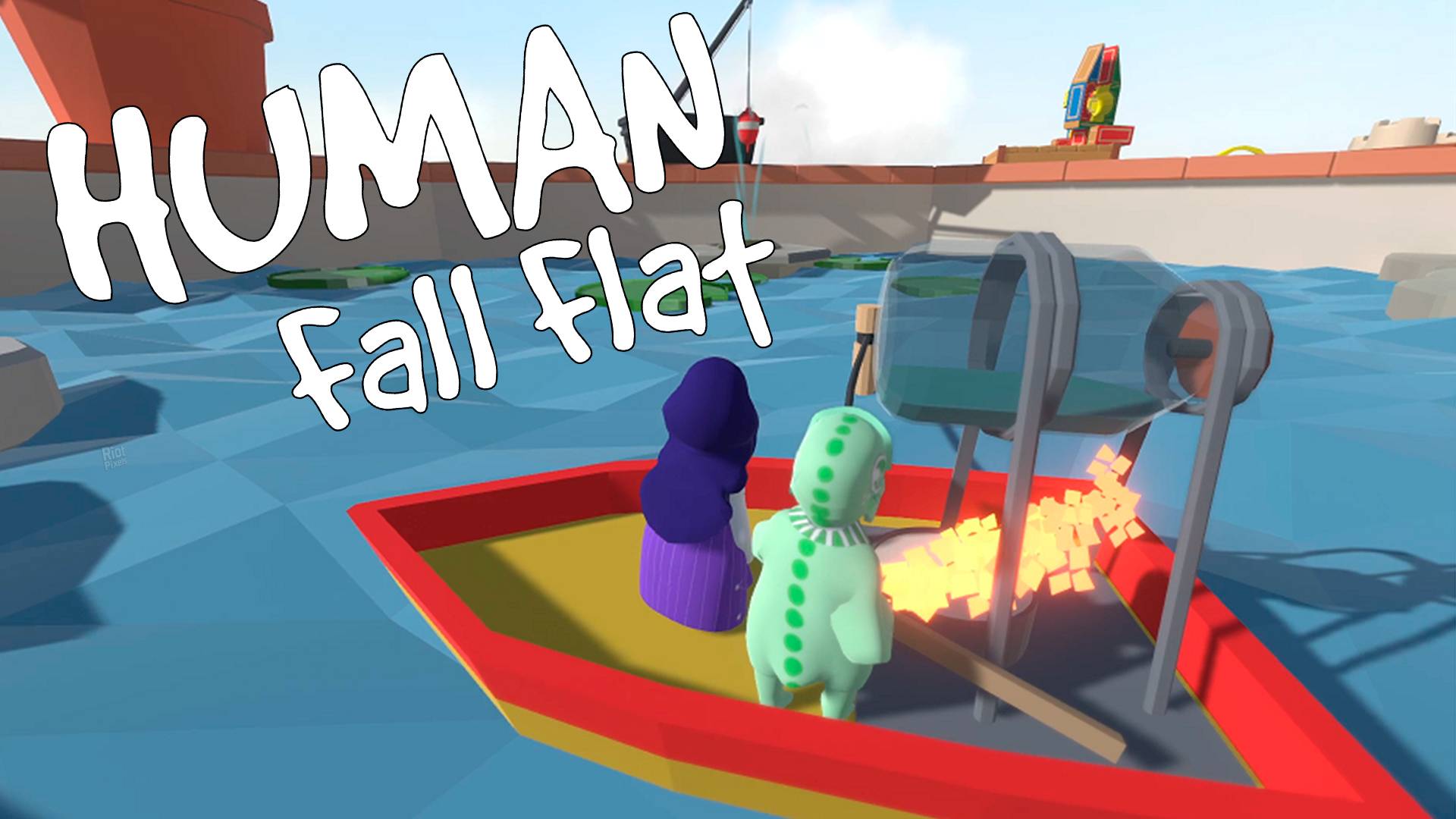 РАЗВАЛИЛИ ЗАМОК!! | HUMAN FALL FLAT. МИНИАТЮРА