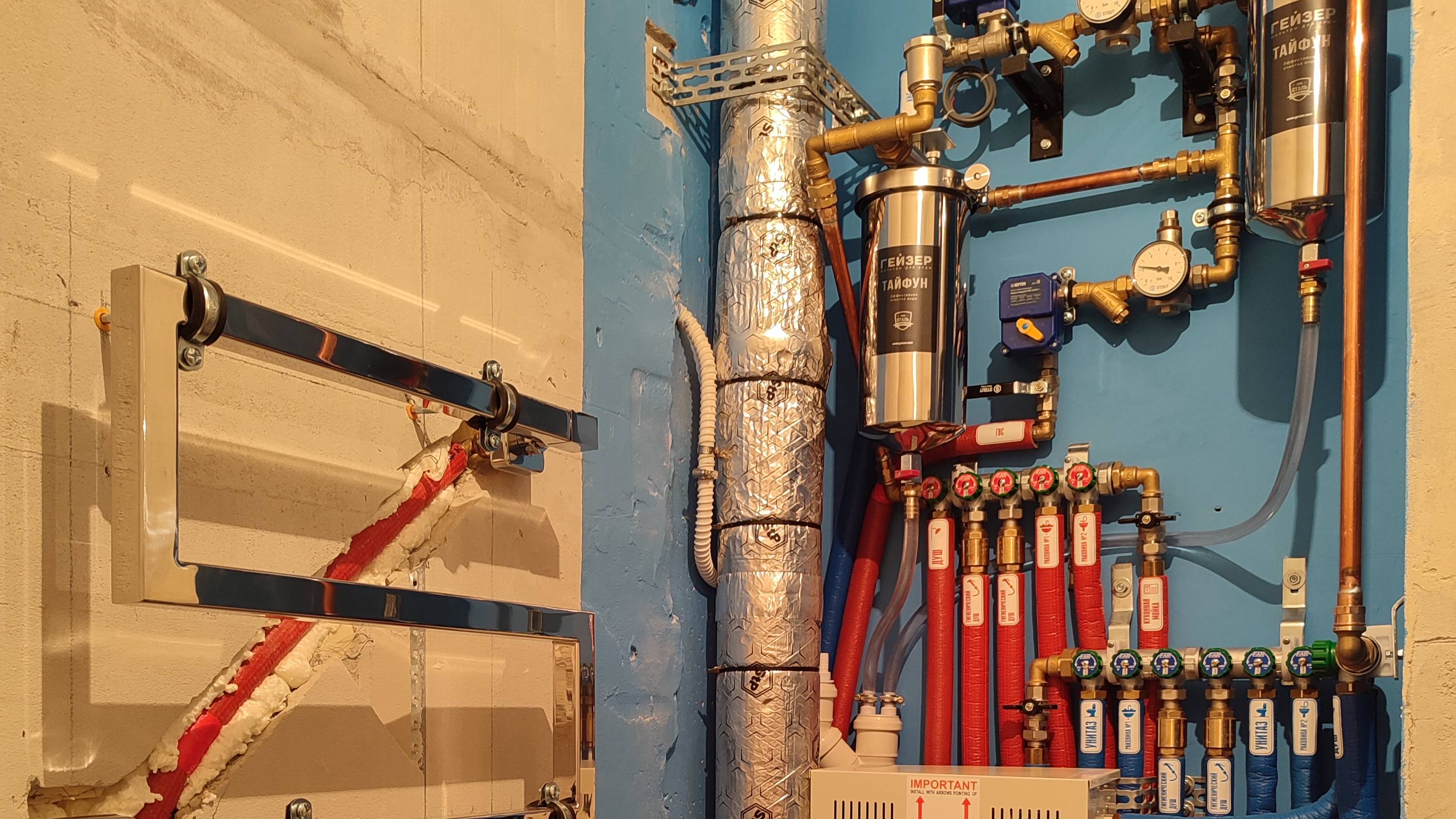 Сантехника в новостройке, замена отопления, хамам в квартире, ремонт квартир.