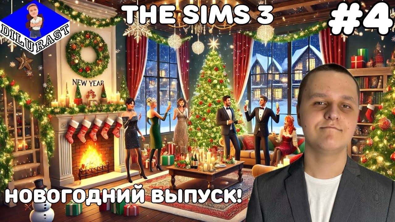 The Sims 3 #4 ИГРОВОЕ ШОУ! НОВОГОДНИЙ ВЫПУСК! ВИДЕОИГРА ОНЛАЙН! GAMEPLAY! ИГРОВОЙ КАНАЛ Dilurast