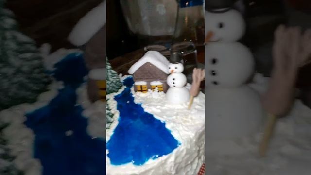 Вкусный  Новогодний  торт