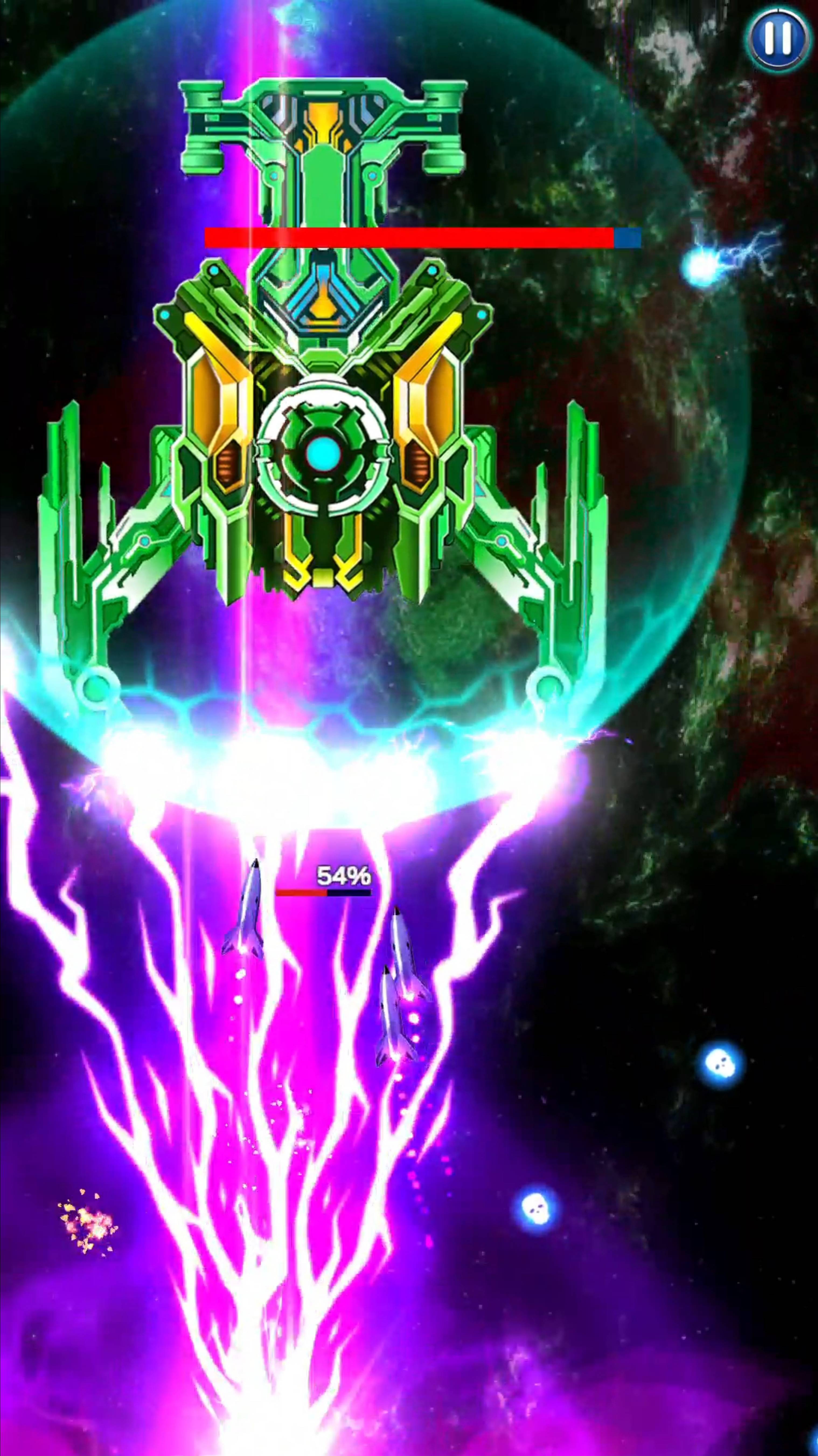 Alien Shooter. Проходим новую обычную волну 2 разными космолётами.