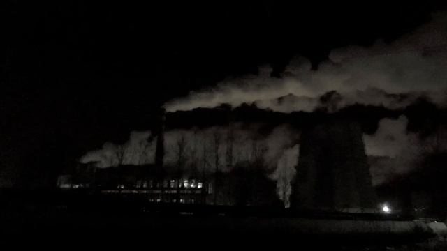 Звуки ТЭЦ ночью в -40 слушать в наушниках