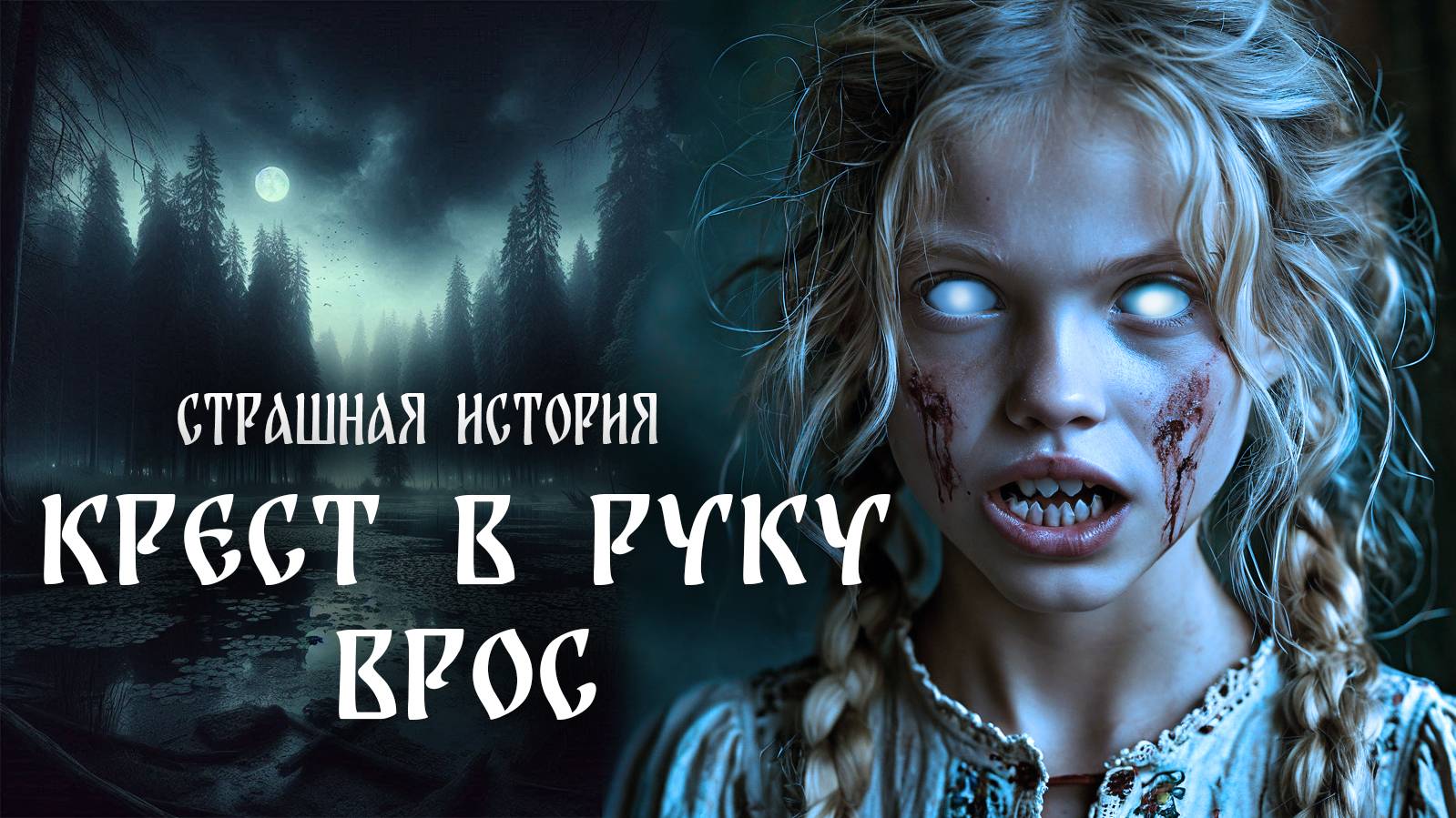 Страшная история "Крест в руку врос"