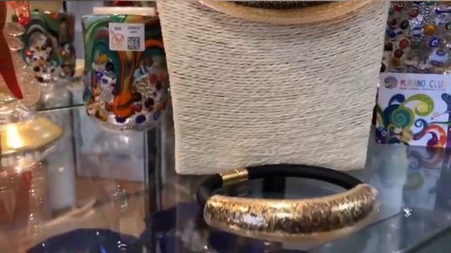 Украшение из муранского стекла колье DEA - www.luchshiypodarok.ru