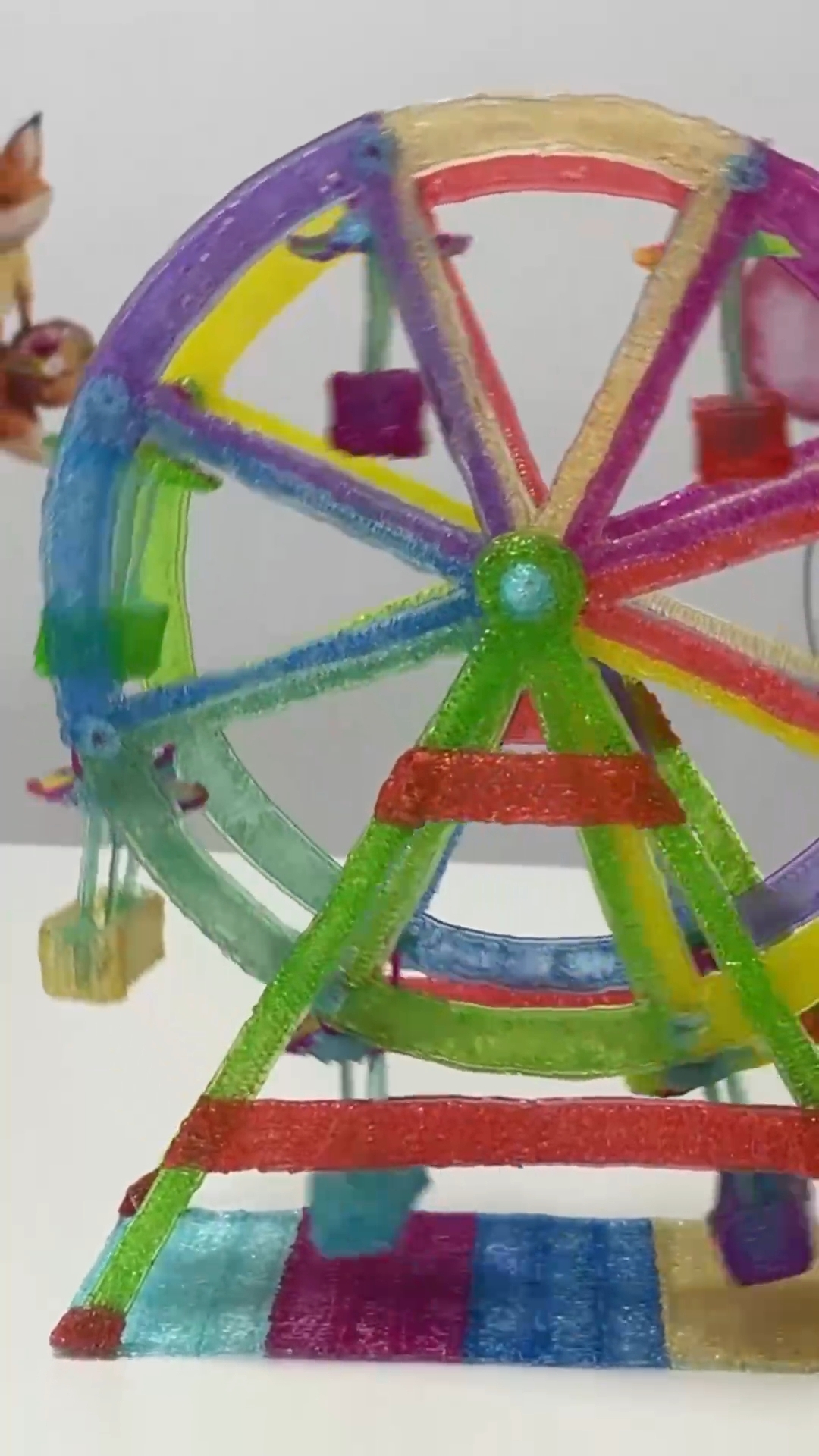 Рисуем колесо обозрения 3д ручкой.