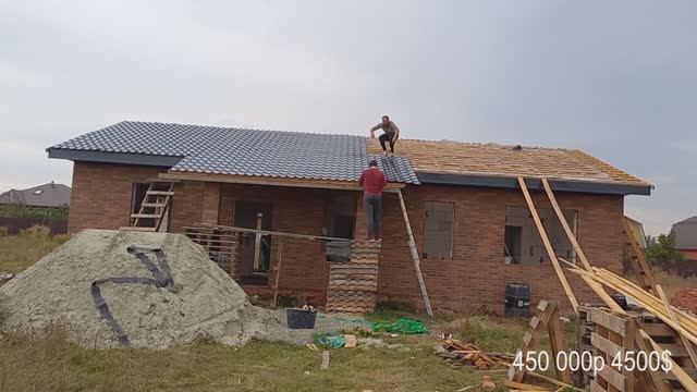 6. Двухскатная кровля видеоинструкция