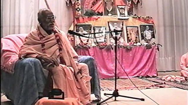 Москва 2000 - часть 11. Его Божественная Милость Шрила Бхакти Валлабха Тиртха Госвами Махараджа