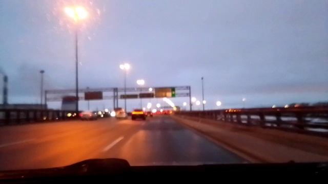 #3916 /02-01-25 г./ Спб-Пушкин, Октябрьская наб, КАД, Московское шоссе,... темно...