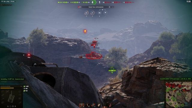 Мир танков. ЭльХалув. Встречный бой на Т-44