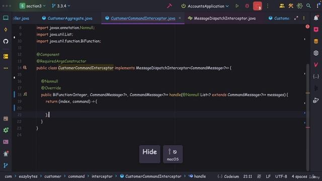 15 -Performing validations using MessageDispatchInterceptor implementation - Part 1