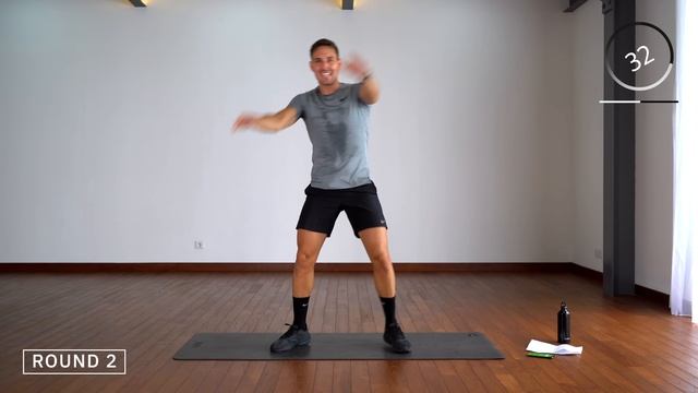 50-мин интенсивная тренировка для сжигания жира, сжигающая 1000 калорий (все тело, без повтора)