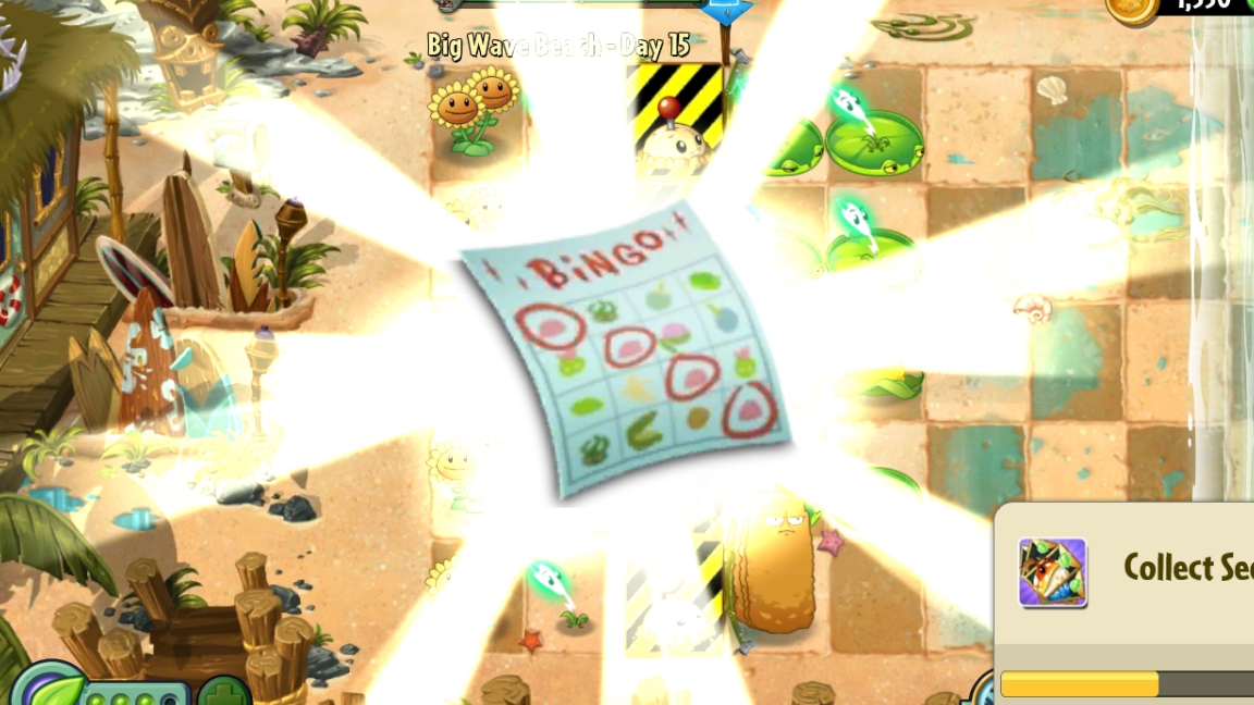 День 15 Большая Пляжная Волна (Big Wave Beach) Plants vs. Zombies 2