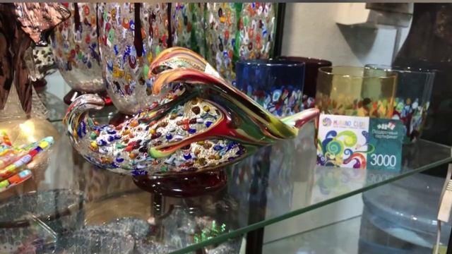 Ваза из Муранского стекла - www.luchshiypodarok.ru