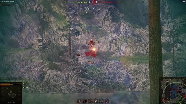 Мир танков. Ласвилль насвеитл 2000 урона на АМХ 12t + выполнил ЛБЗ N9 .