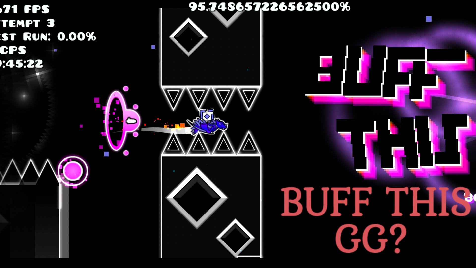 ЧТОООООООО?! МОЙ ПЕРВЫЙ INSANE DEMON?!
BUFF THIS 100%???