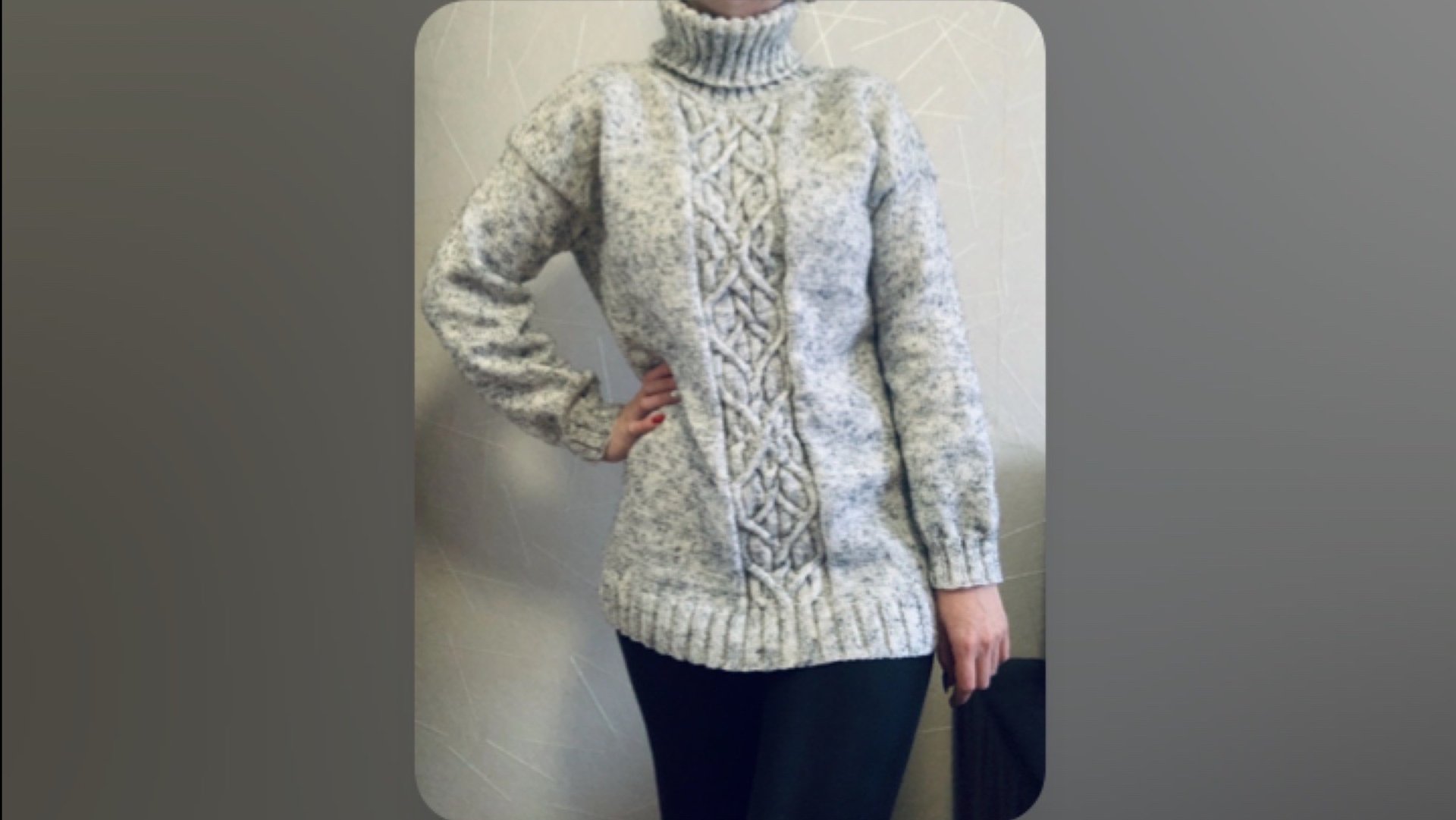 Теплый свитер спицами. Часть 2