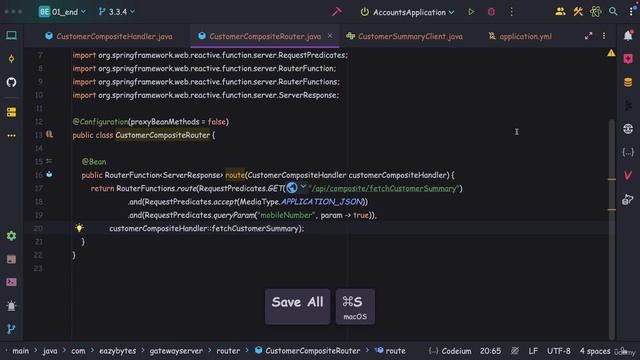 11 -Implementing API composition pattern using Spring Cloud Gateway - Part 3