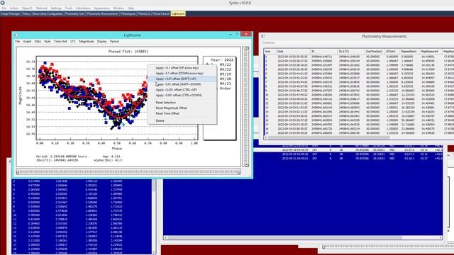 (2023-01-29) How to Easily Adjust Photometry Sets (and more)