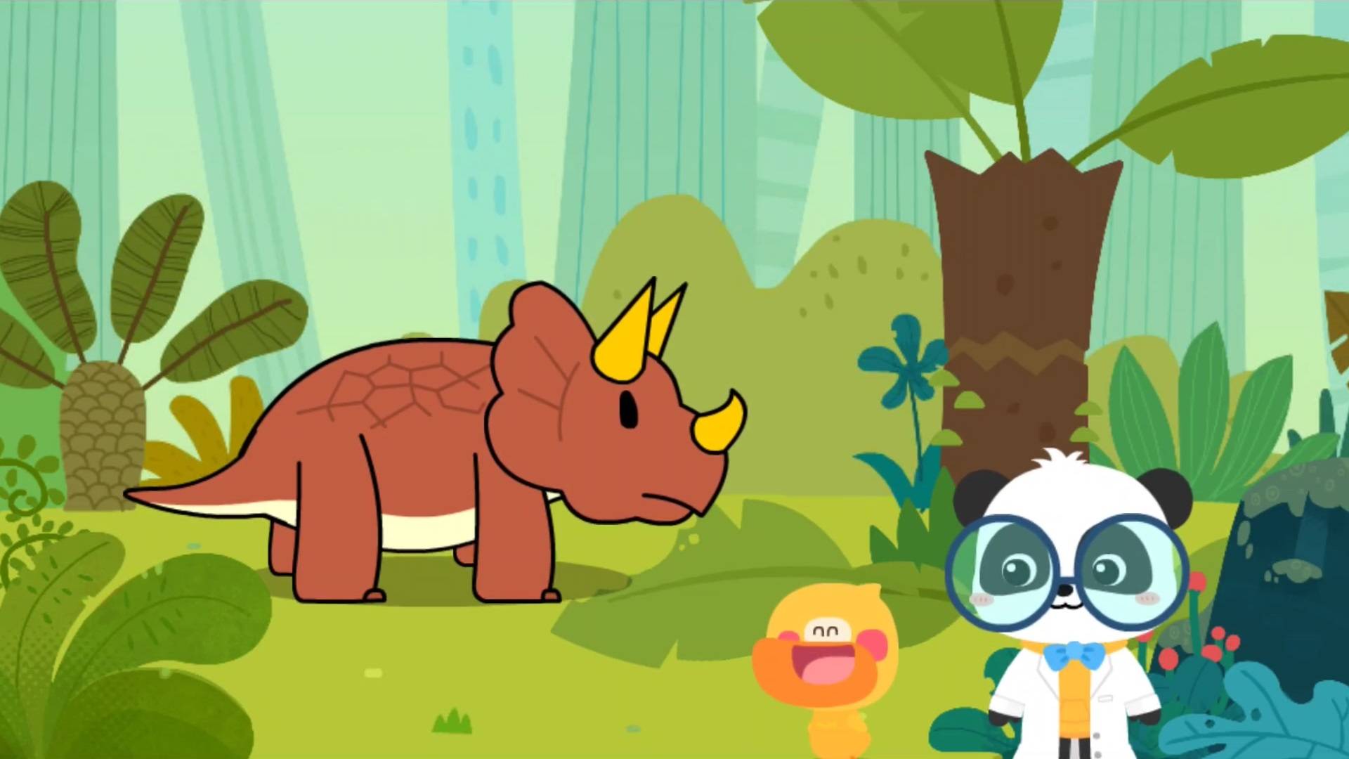 Почему Трицератопс мог сбивать врагов с ног? | Познавательный мультфильм про динозавров для детей