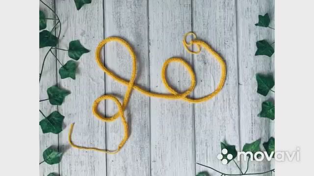 Шнурок спицами