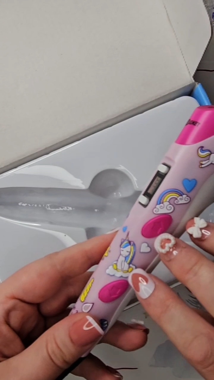 Распаковка 3д ручки. АСМР. Как правильно рисовать 3д ручкой.