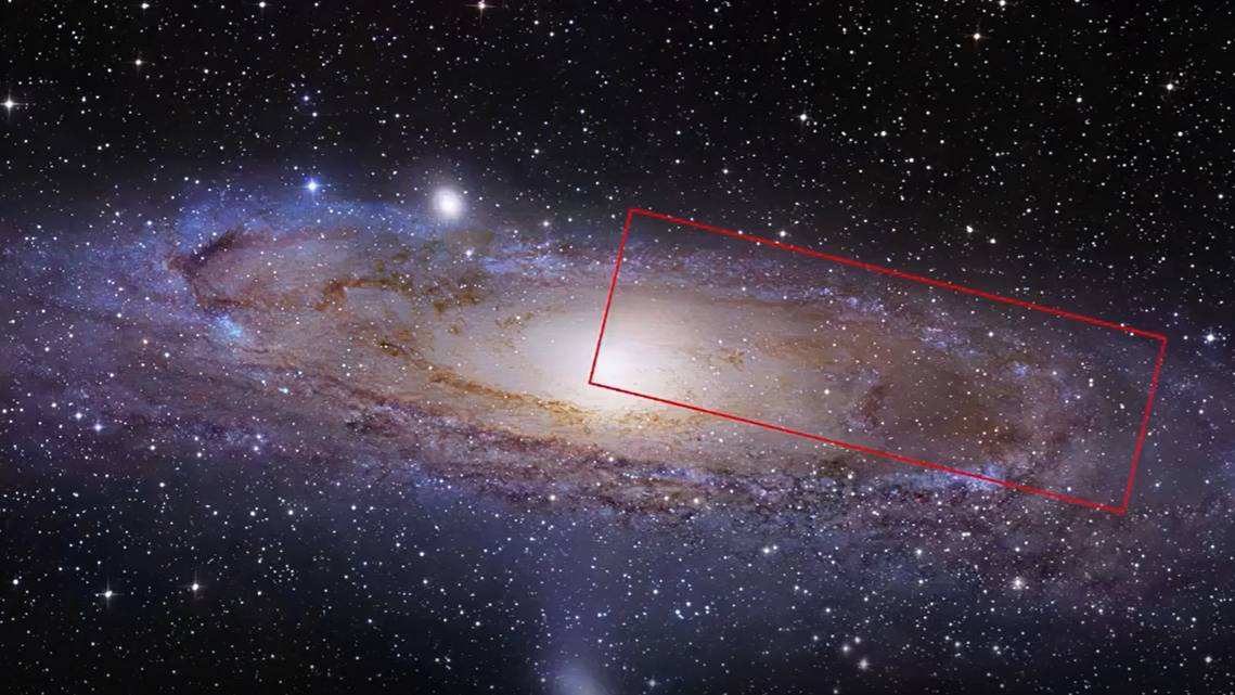 Галактика Андромеды вблизи