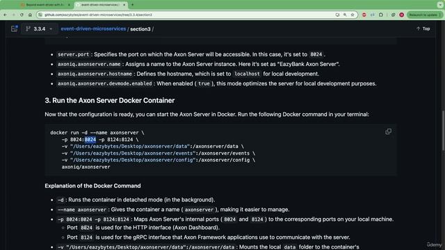 2 -Axon Server Setup Locally Using Docker