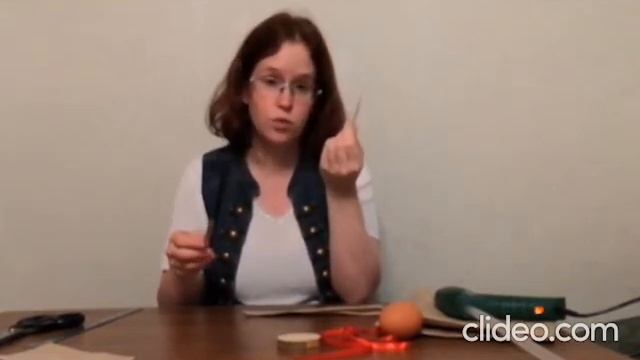 Мастер-класс «Страус из скорлупы»