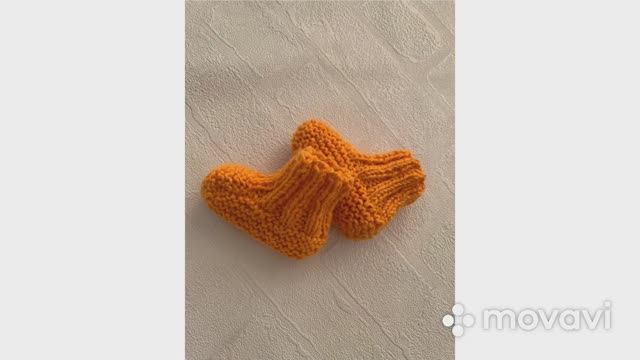 Пинетки за 30мин! Самые удобные пинетки! Пинетки спицами