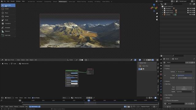 10_Large-scale Landscape Breakdown in Blender