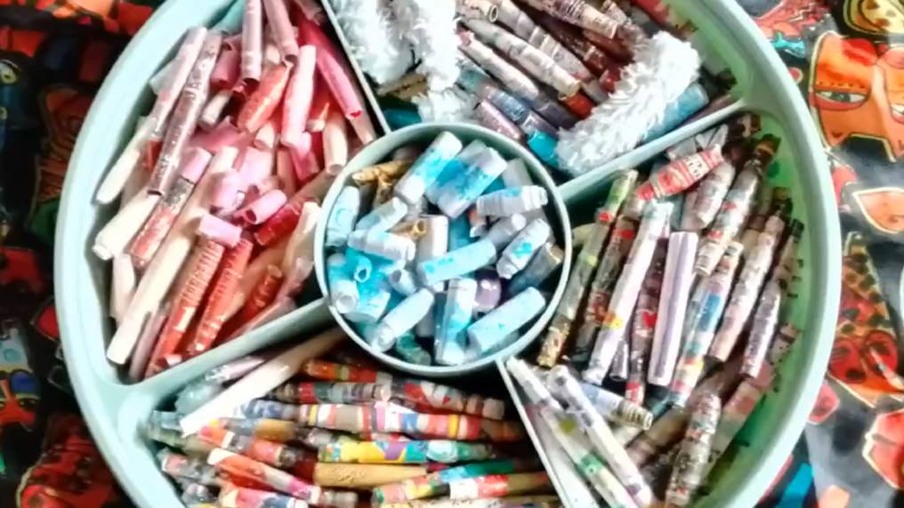 Бумажные бусины своими руками.Декор.