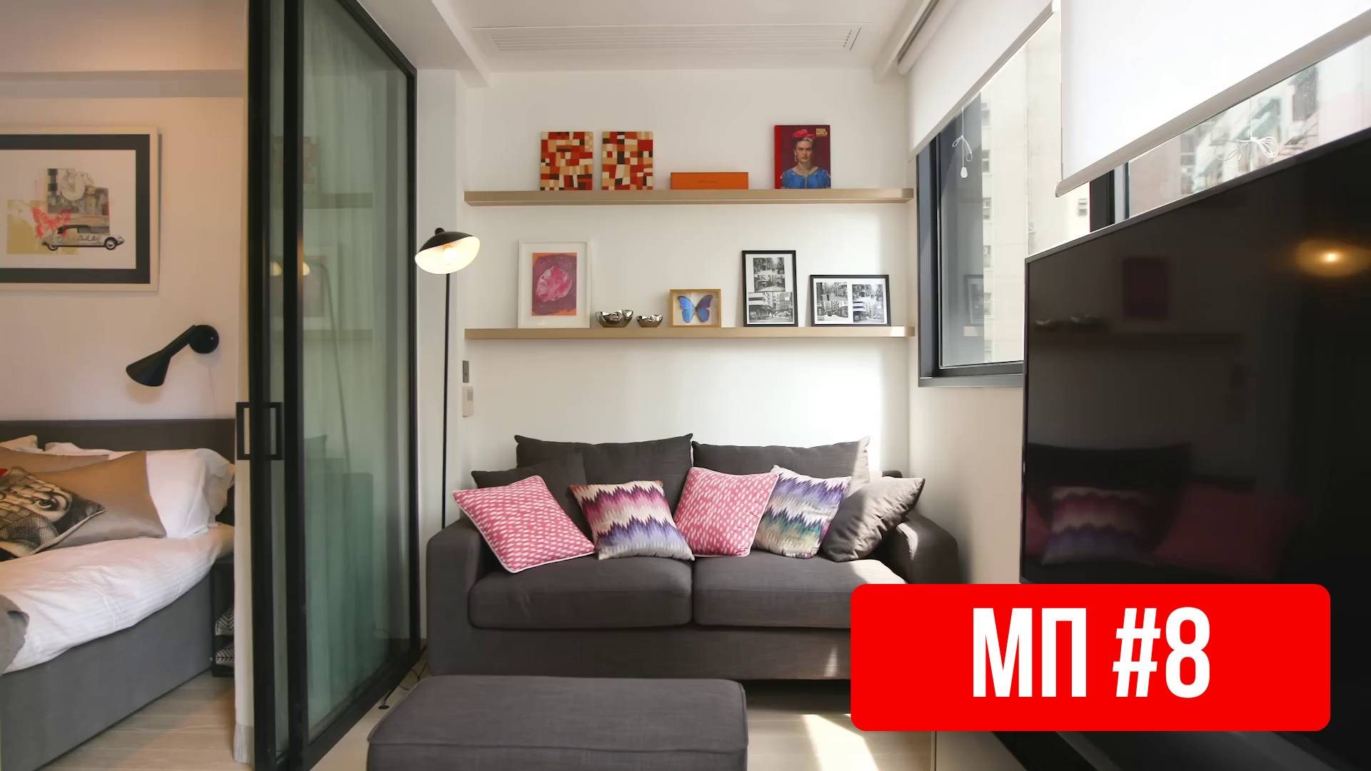 Мини-квартира компактный дизайн на 25 м²