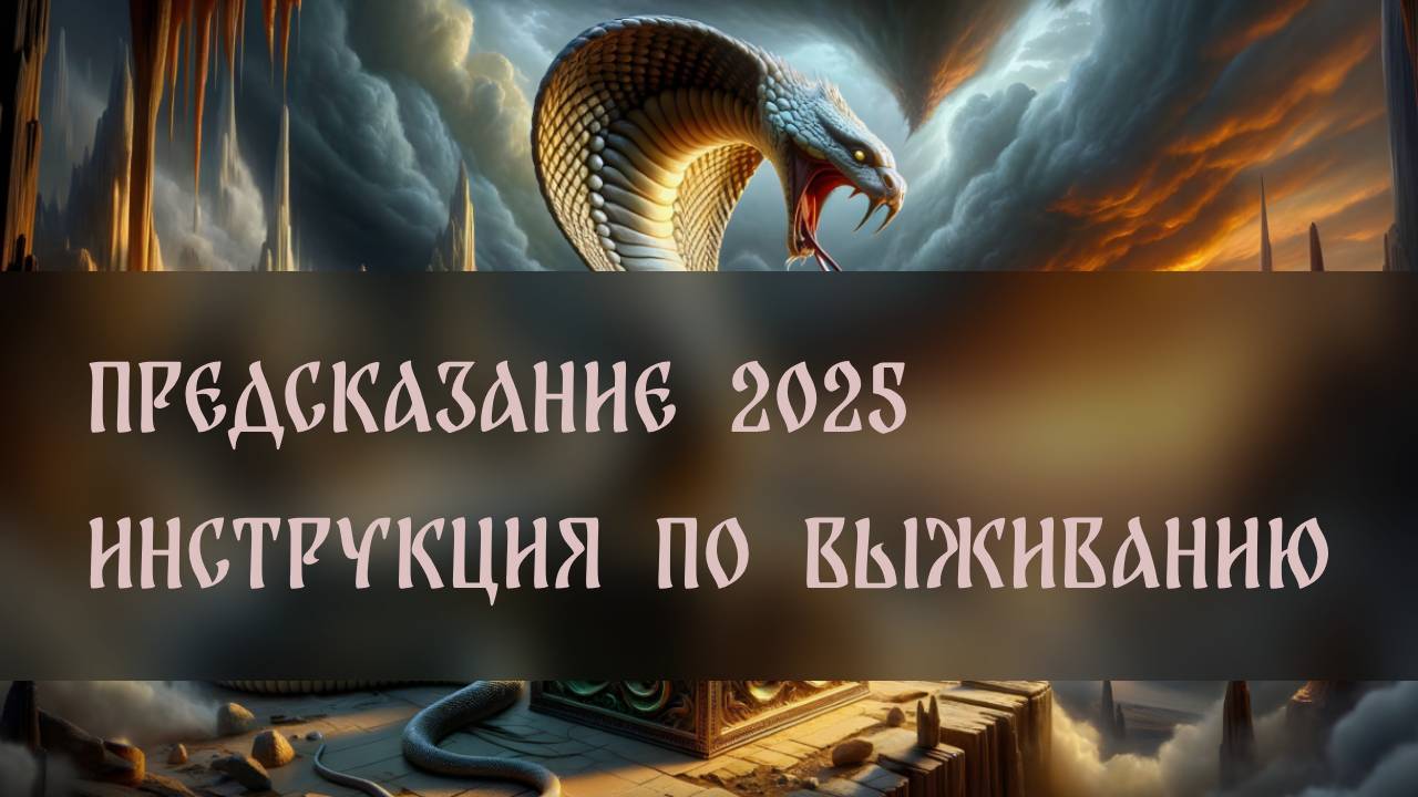 ПРЕДСКАЗАНИЕ 2025. ИНСТРУКЦИЯ ПО ВЫЖИВАНИЮ ▴ ВЕДЬМИНА ИЗБА. ИНГА ХОСРОЕВА