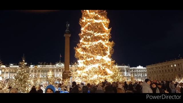 Прогулка по новогоднему Санкт-Петербургу.