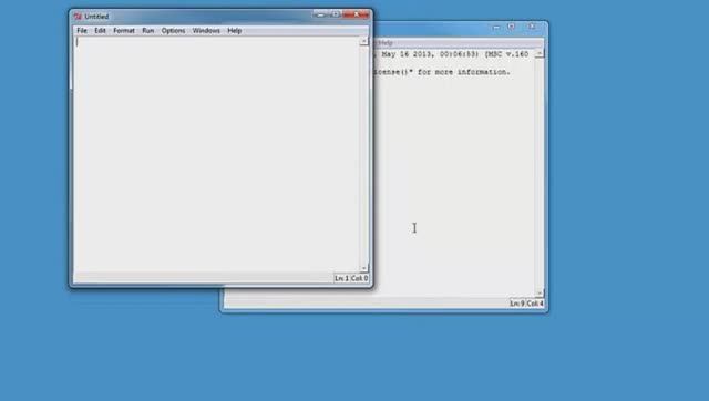Приложение 2. Введение в среду IDLE